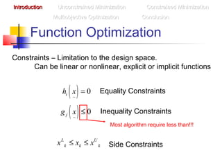 Optimization toolbox presentation | PPT