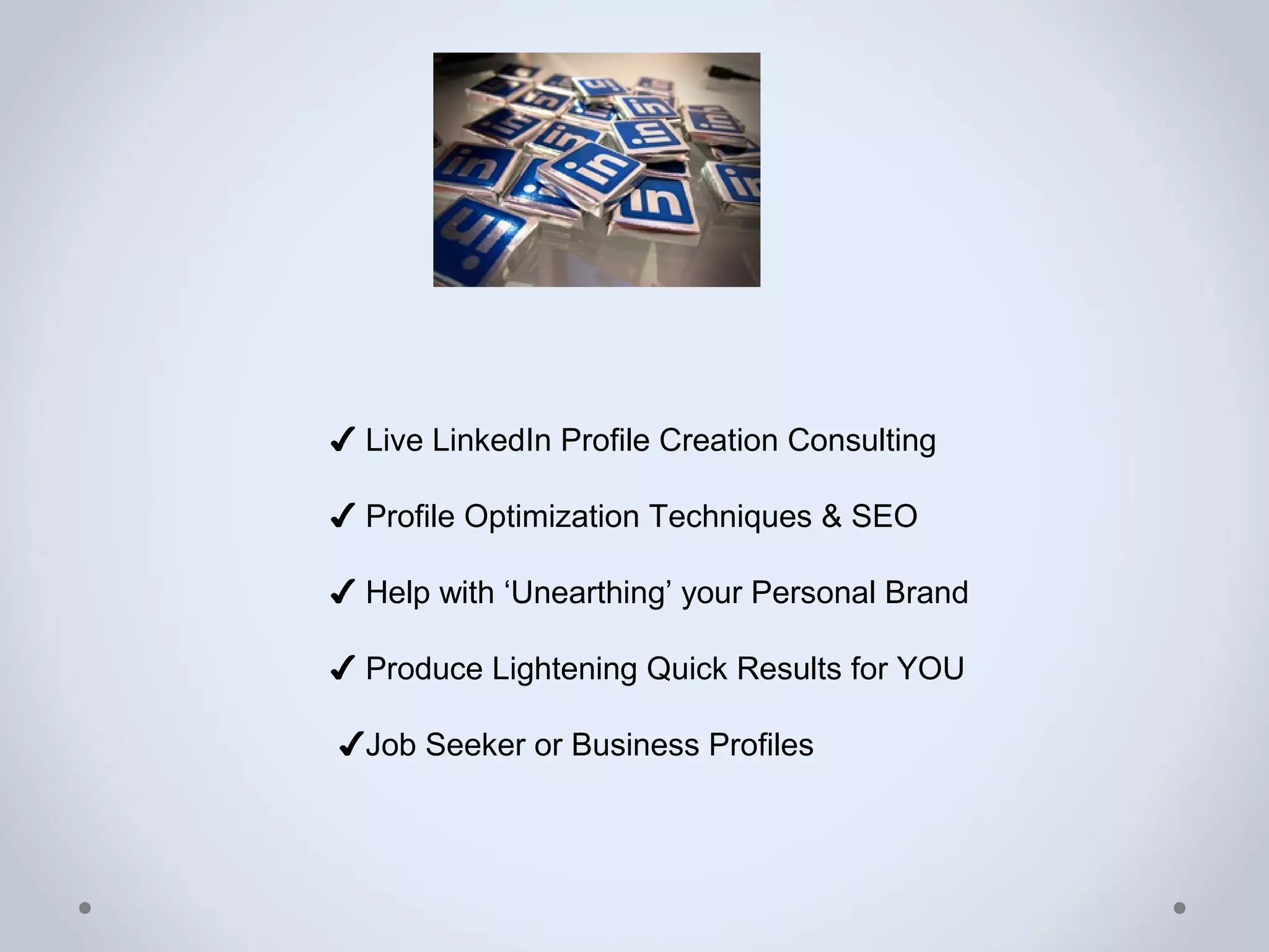 Optimize Your Profile | PPT