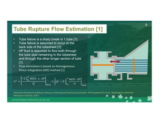 Heat Exchanger Tube Rupture Scenario Evaluation using Aspen HYSYS ...