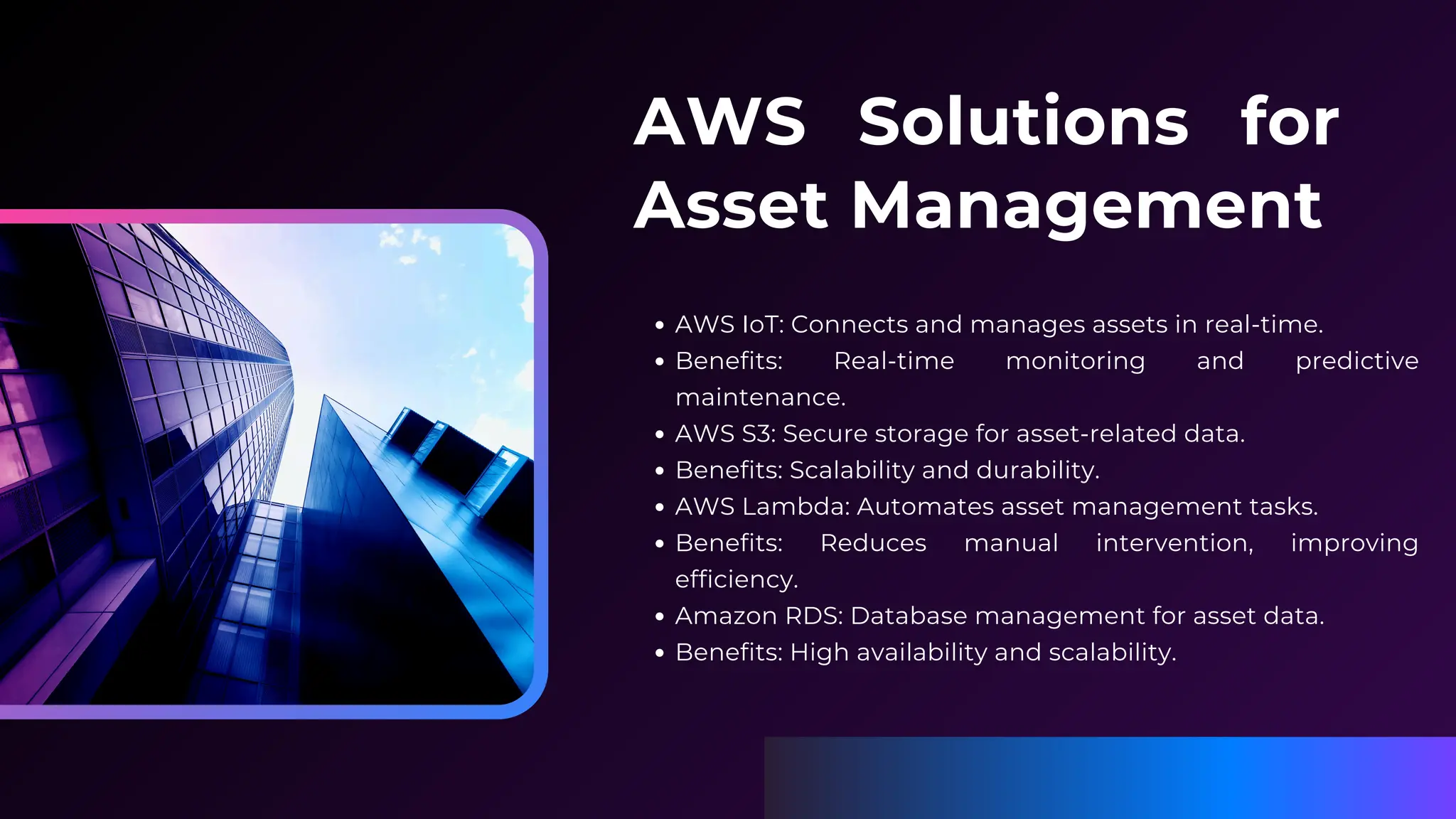 Optimize Asset Management With Aws For Enhanced Operational Efficiency Ppt