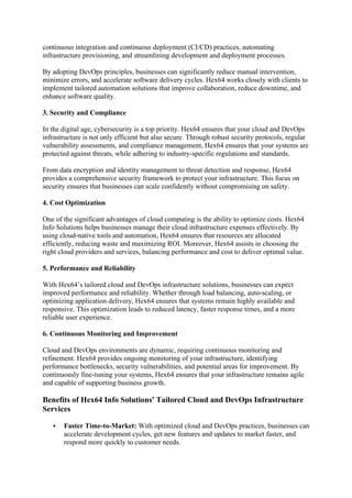 Optimize Cloud and DevOps Infrastructure with Hex64 Info Solutions.docx