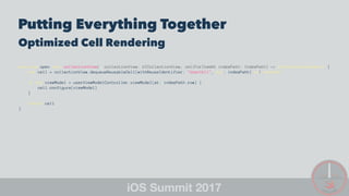 Optimize CollectionView Scrolling | PPT