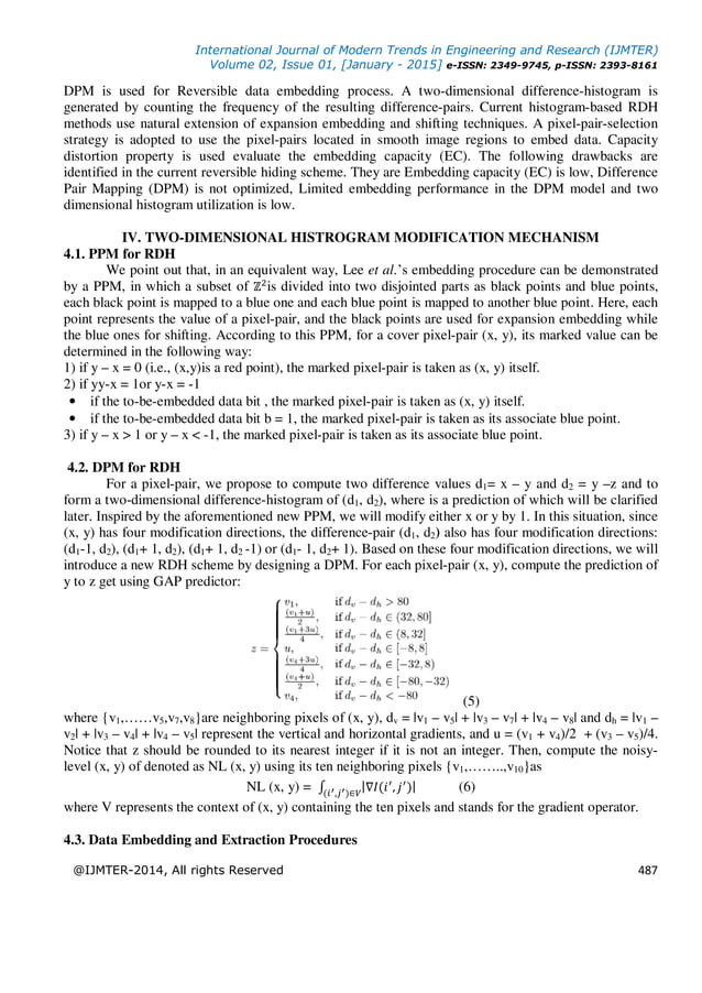 Optimized Reversible Data Hiding Technique For Secured Data Transmission Pdf