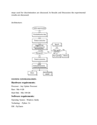 Optimized audio classification and segmentation algorithm by using ensemble methods | DOCX