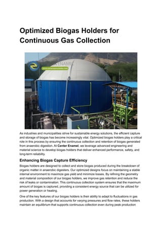 Optimized Biogas Holders for Continuous Gas Collection.docx