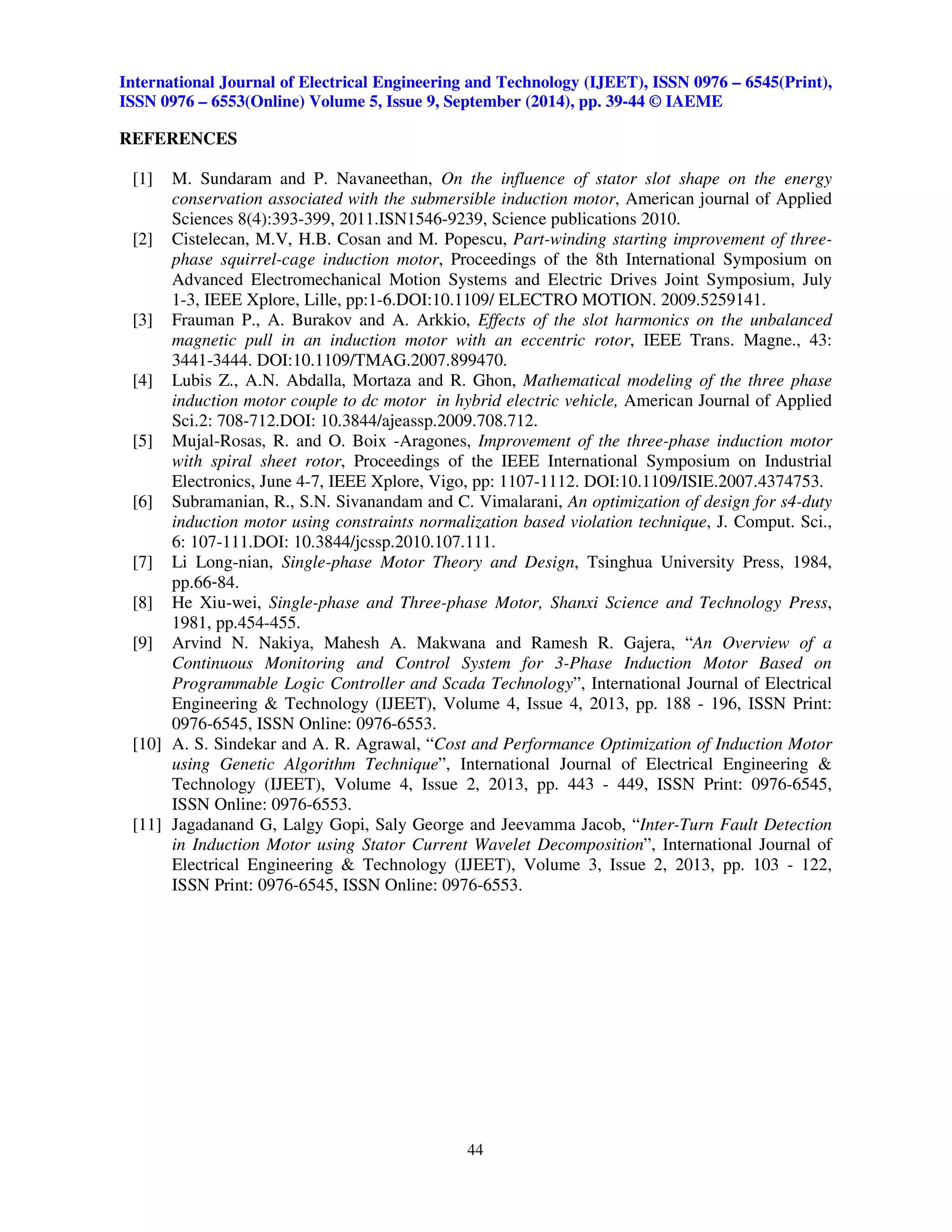 Optimized design of submersible induction motor using maxwell 16 | PDF