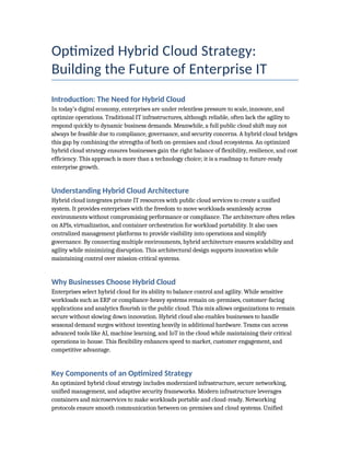 Optimized Hybrid Cloud Strategy Guide--- | DOCX