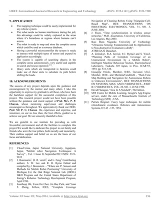 Optimized mapping and navigation of remote area through an autonomous robot | PDF