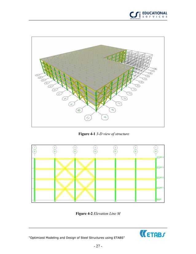 Optimized modeling and design of steel structures using etabs | PDF
