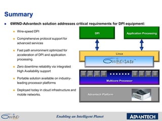 Optimized packet processing software for networking and security | PPT