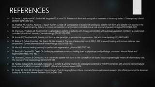 Optimized platelet rich fibrin with the low-speed concept | PPTX