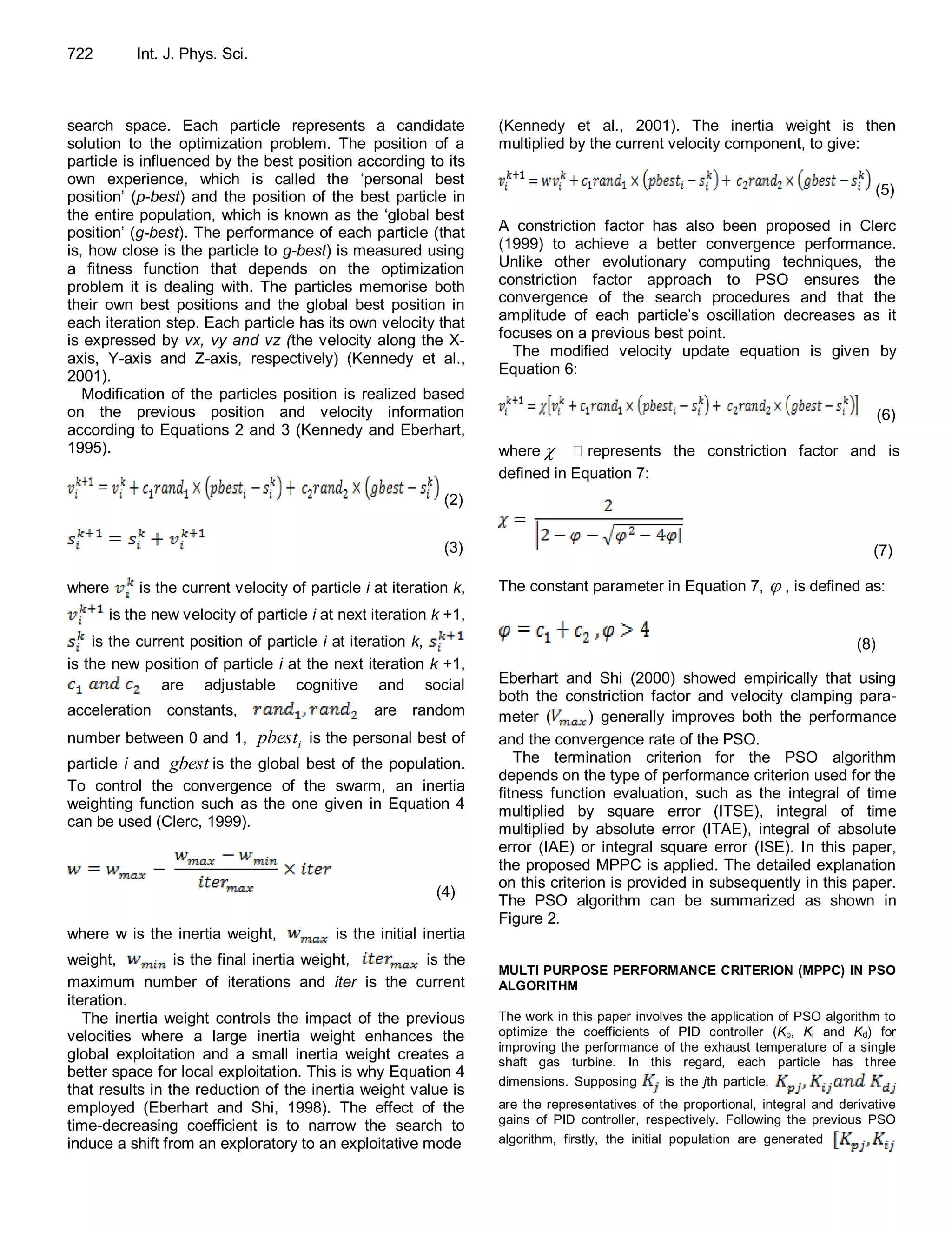 Optimized Proportional Integral Derivative Pid Controller For The
