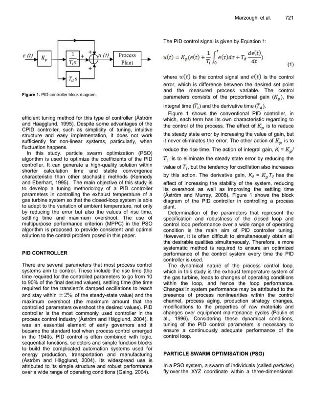 Optimized proportional integral derivative (pid) controller for the exhaust temperature control ...