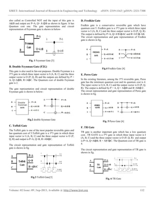 Optimized study of one bit comparator using reversible logic gates | PDF