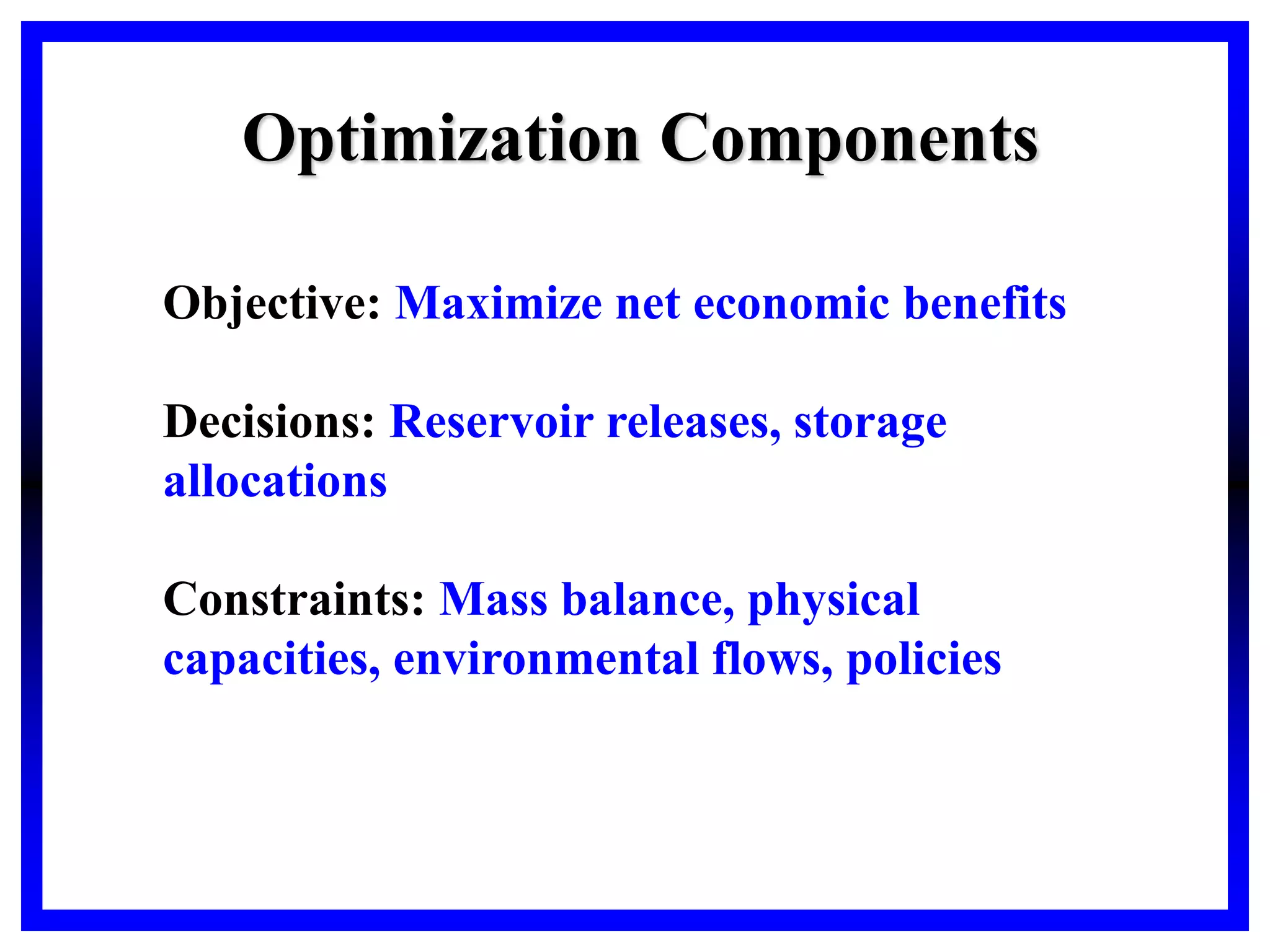 Optimization vs rule-based simulation in regional water management ...