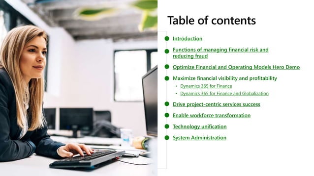 Optimize Financial and Operating Models | PPT