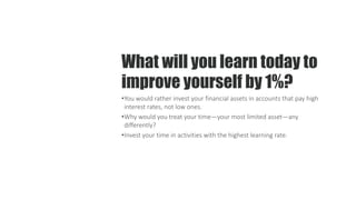 Growth Mindset: Optimize for learning | PPT