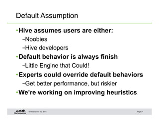 Optimizing Hive Queries | PDF