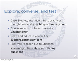 Getting Started with Optimizely | PPT