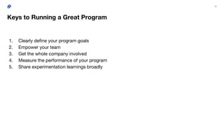 Optimizely Under the Hood Series: Managing Experimentation at Scale | PPT