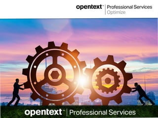 OpenText Optimize Services – Optimizing the use, productivity and ...