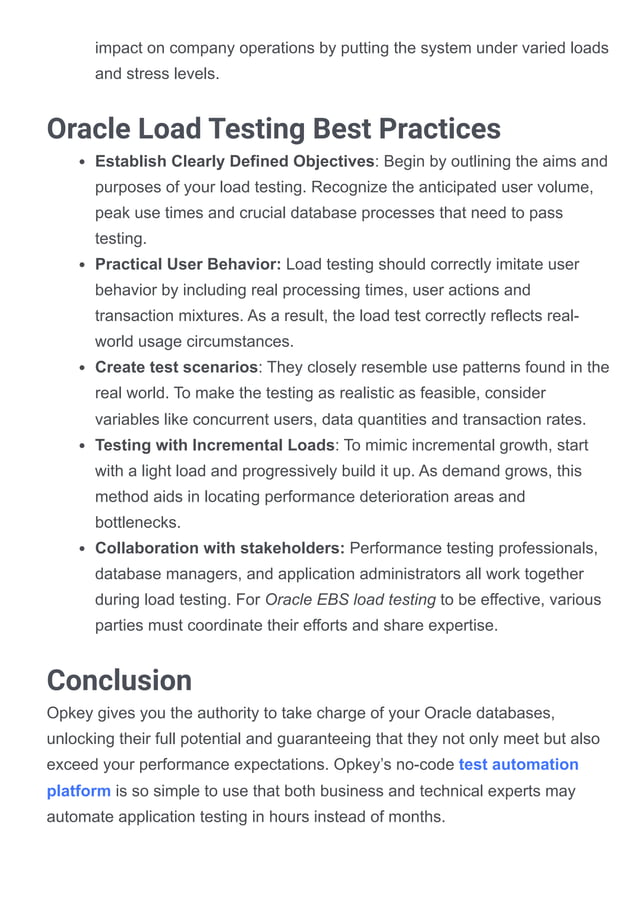 Optimize Performance With Oracle Load Testingpdf Computer Software And Applications Computing 3501
