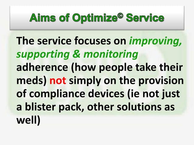 Optimize Presentation | PPT