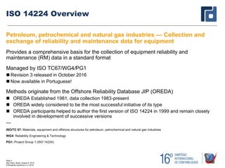 Optimize profitability, safety, and compliance with iso 14224 methods r4 | PPTX