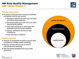 Optimize profitability, safety, and compliance with iso 14224 methods ...