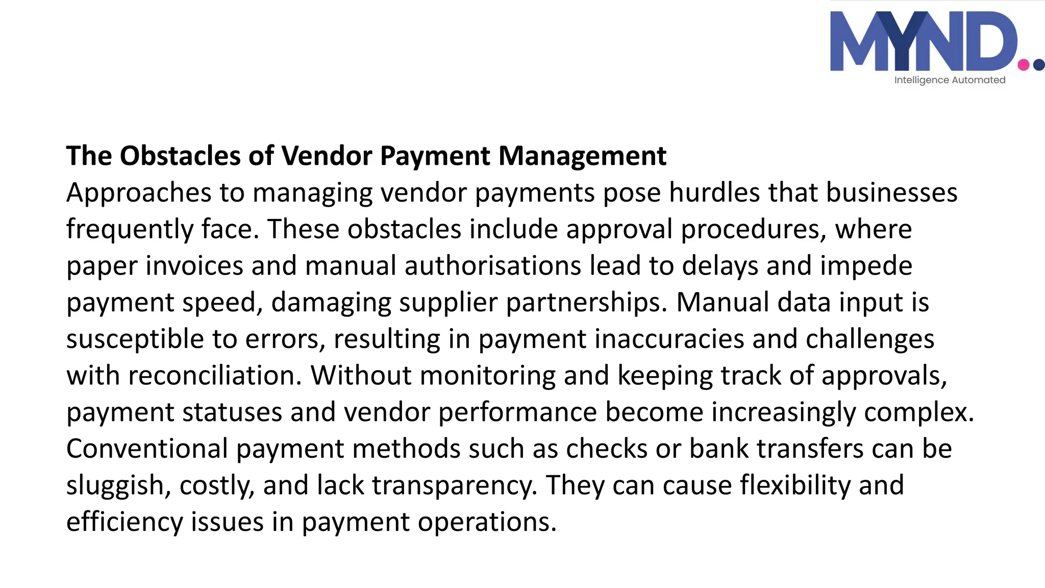 Optimize Vendor Payments with Efficient Vendor Management Software | PPTX