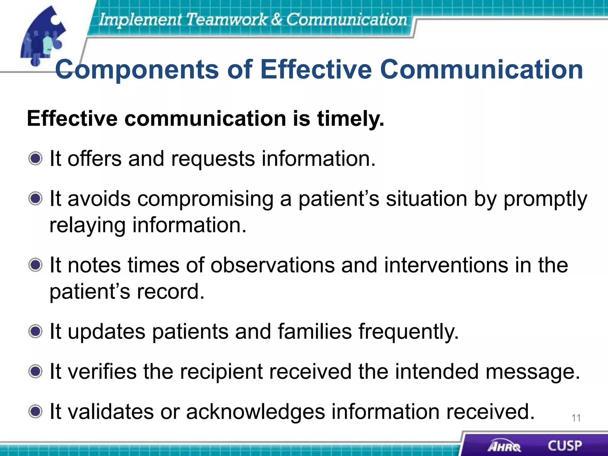 A Nursing Leadership Guide: Communication, Teamwork, Mutual Support ...