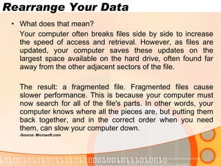 Optimize Your Pc | PPT