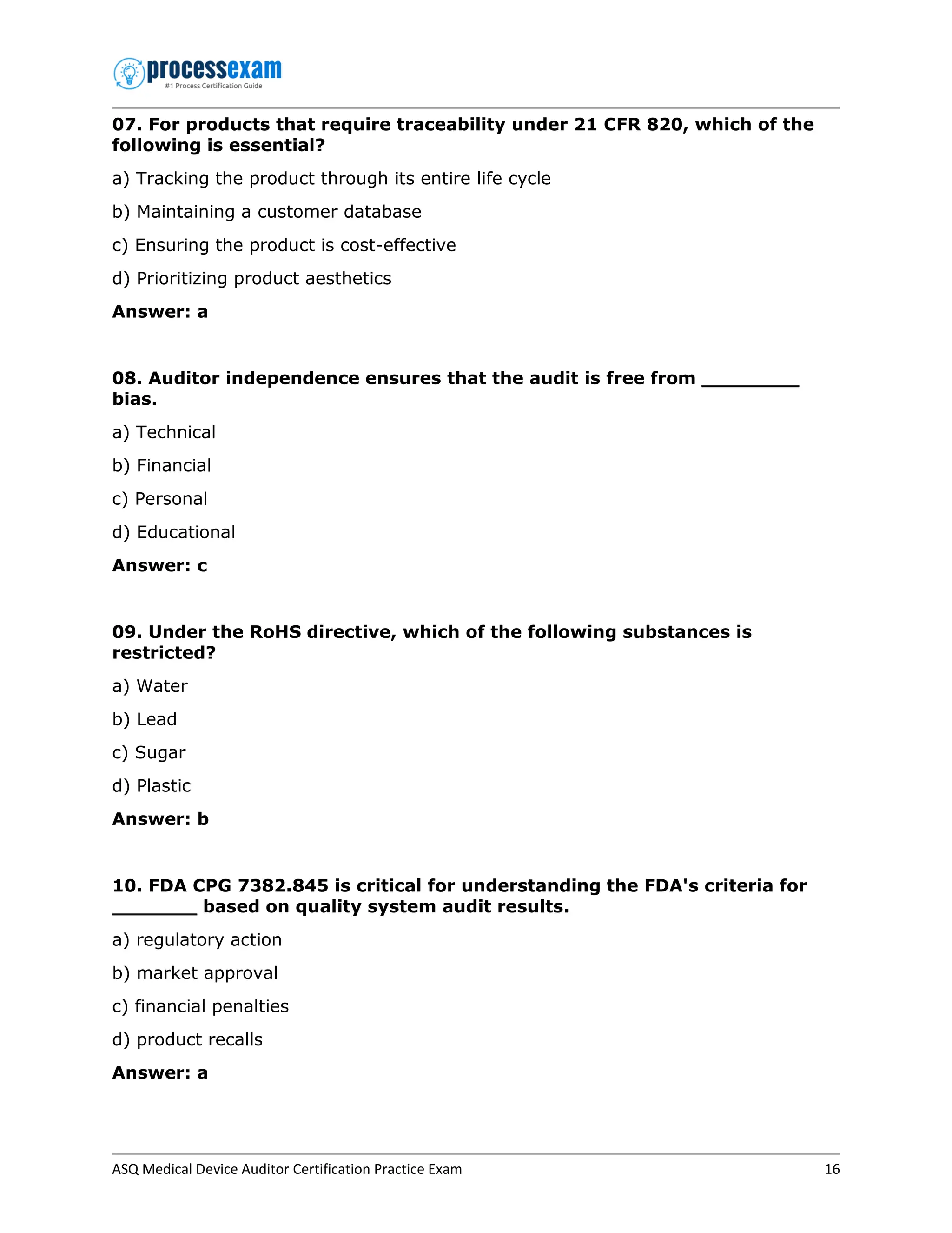 Optimize Your Preparation for the ASQ Medical Device Auditor (CMDA ...