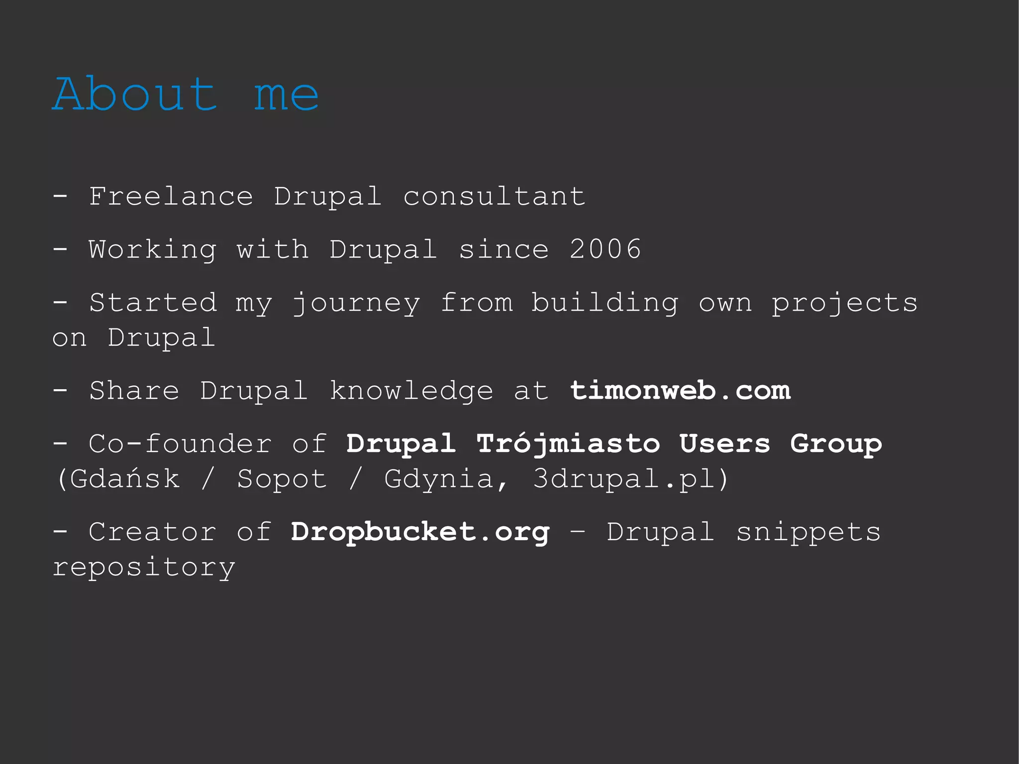 Optimizing Drupal Performance. Tips and Tricks | PPT
