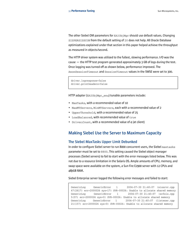 Optimizing oracle-on-sun-cmt-platform | PDF
