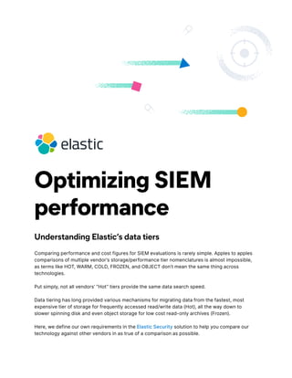 Optimizing SIEM Performance | PDF