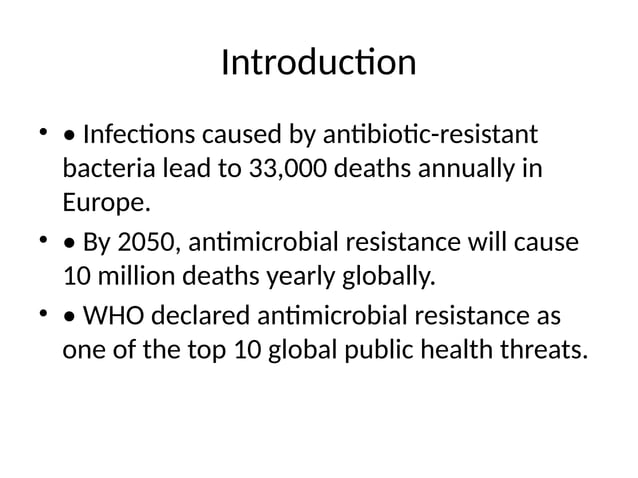 AMR_therapy optimization slide presentation | PPTX | Infectious ...