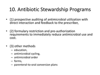 Optimizing antibiotic therapy in icu setting | PPTX