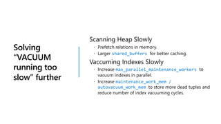 Optimizing Autovacuum: PostgreSQL's vacuum cleaner | PPT