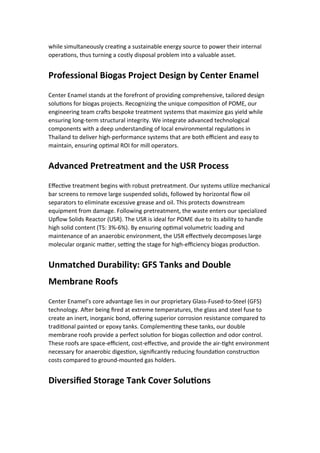 Optimizing Biogas Projects in Thailand-GFS Tanks and Double Membrane ...