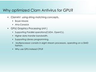 Optimizing clam av for gpu 02 | PDF | Computing | Technology & Computing