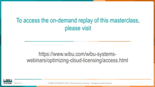 Optimizing Cloud Licensing: Strategies and Best Practices | PPT