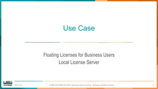 Optimizing Cloud Licensing: Strategies and Best Practices | PPT