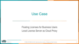 Optimizing Cloud Licensing: Strategies and Best Practices | PDF