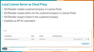 Optimizing Cloud Licensing: Strategies and Best Practices | PPT