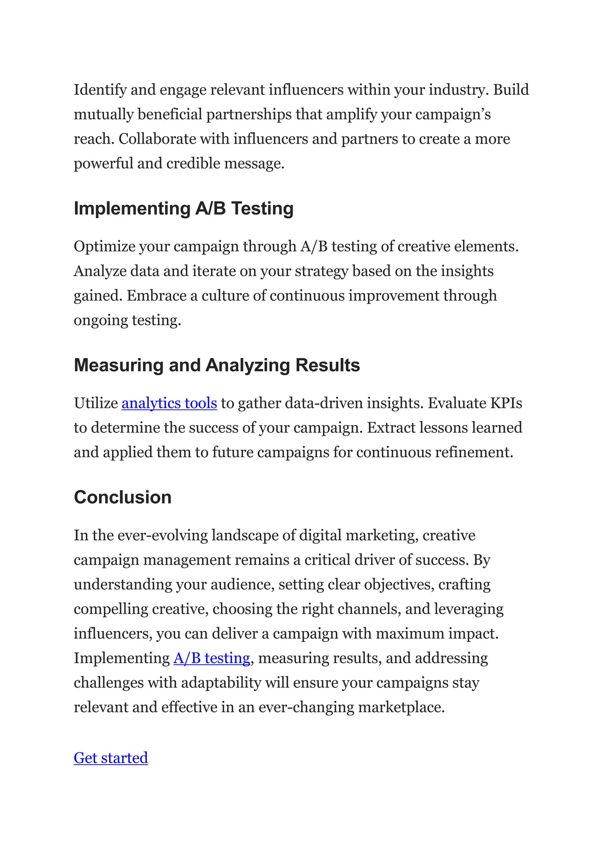Optimizing Creative Campaign Management For Maximum Impact - Slideshare ...