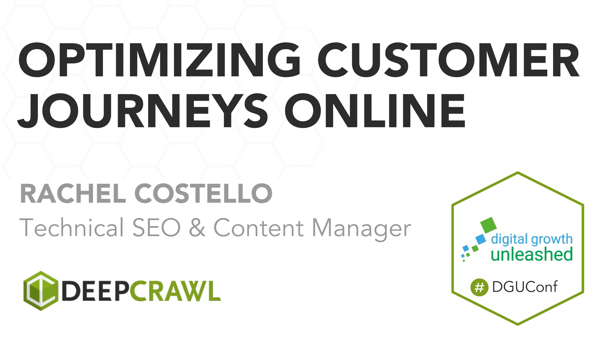 Optimizing Customer Journeys Online | Digital Growth Unleashed 2019 ...