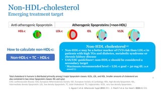 Optimizing CVD Risk Reduction Beyond LDL-C; Role of Non-HDL Cholesterol ...