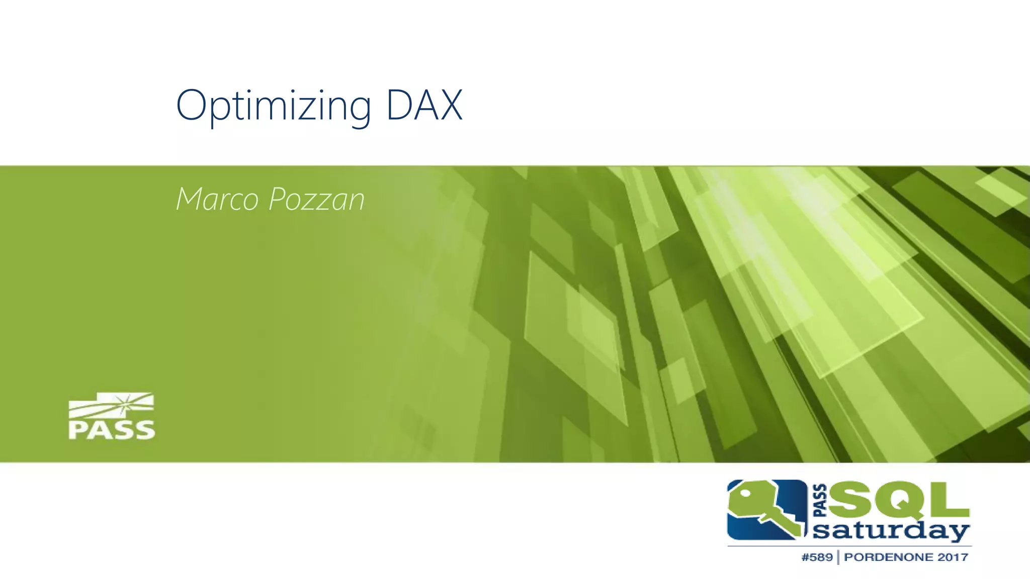 Optimizing dax | PDF
