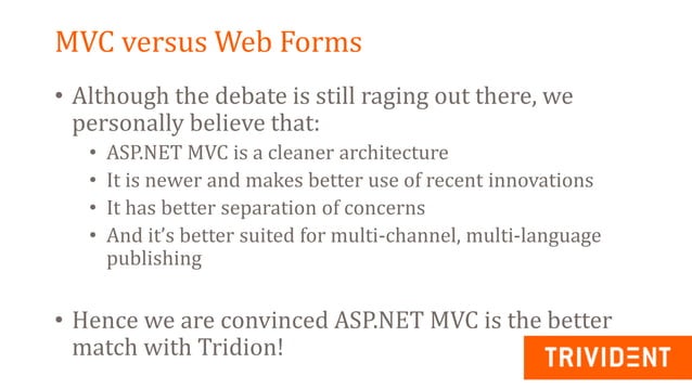 Optimizing development processes with tridion | PPTX